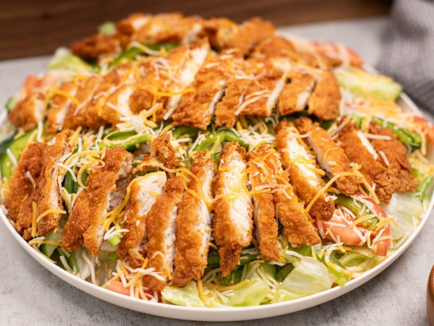 Fried Chicken House Salad - CHEX PINEVILLE